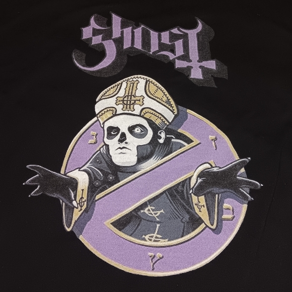 Tops | Ghost Papa Emeritus Ghostbusters Logo Shirt Metal Band | Poshmark
